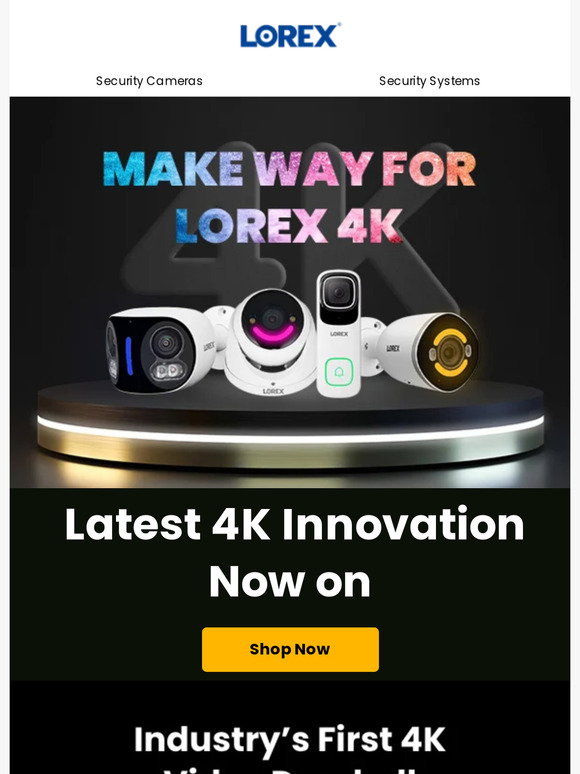 Lorex: Make Way For Lorex 4K - Industry's First 4K Doorbell and More ...