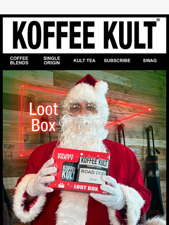 Koffee Kult: Introducing our BRAND NEW Loot Box! ☕🎅 | Milled