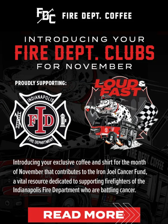 Fire Department Coffee: 🐶🚒 Meet Our New Fire Dept. Clubs for November ...
