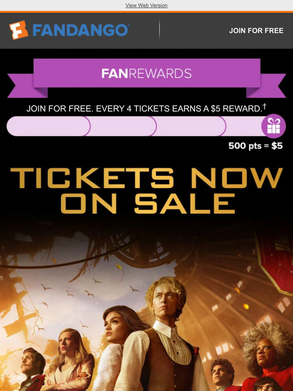 Fandango: The Hunger Games | On Sale Now | Milled