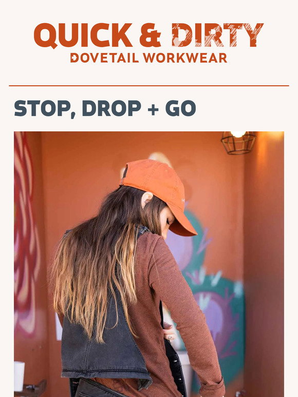 Dovetail Workwear: Quick + Dirty: Freshley Dropseat Overalls in Black ...