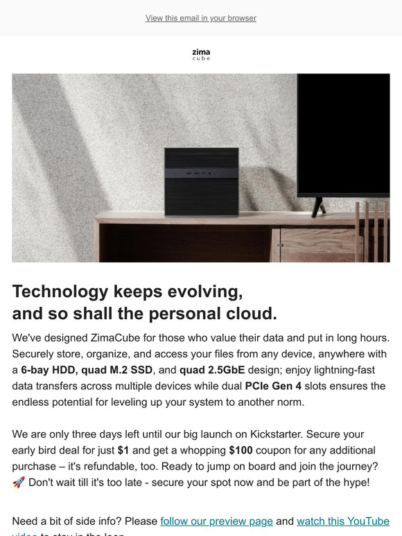 ZimaBoard: Introducing ZimaCube - Personal Cloud. Re-invented. | Milled