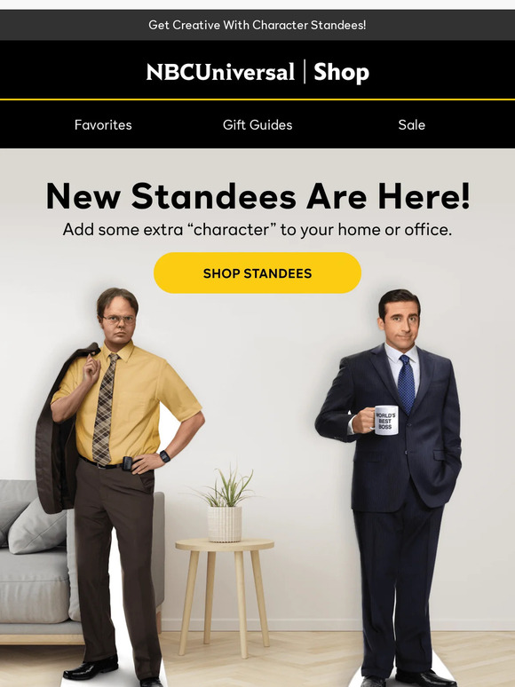 NBC Store: New Life-Size Standees: Transform Your Space! | Milled