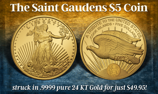 National Collector's Mint: Free Shipping! ★ NEW RELEASE: 2024 .9999 Pure Gold $5 Saint Gaudens ...