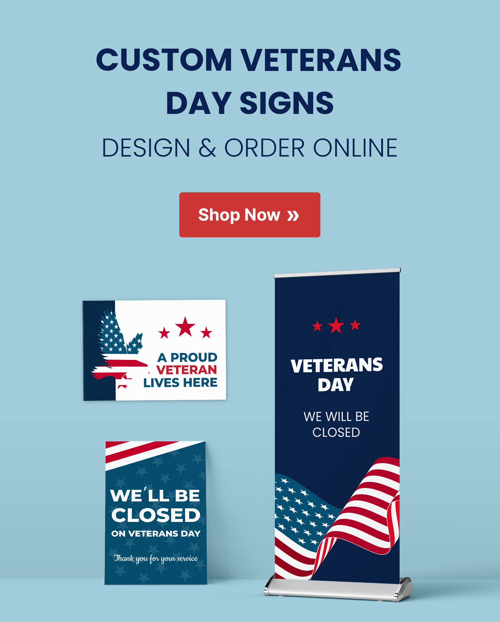 Squaresigns.com: 🇺🇸 Personalized Veterans Day Signs | Design & Order ...