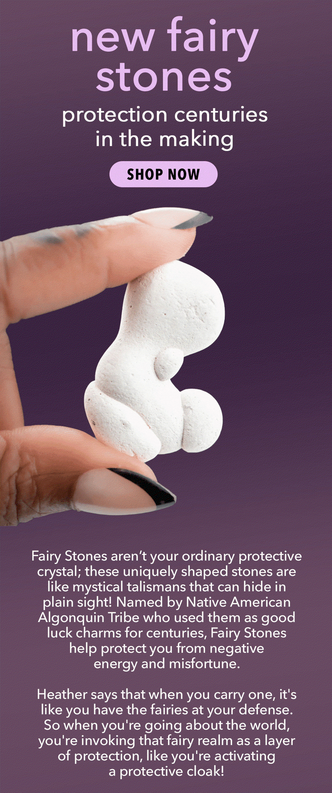 Energy Muse: NEW Fairy Stone: unique, rare, and lucky! | Milled
