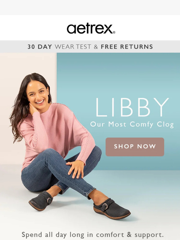 Aetrex Worldwide: Iconic Libby Clog ☁ #1 BEST CLOG | Milled