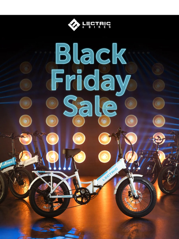 Lectric eBikes: ⚡️NEW: Black Friday Sale! | Milled