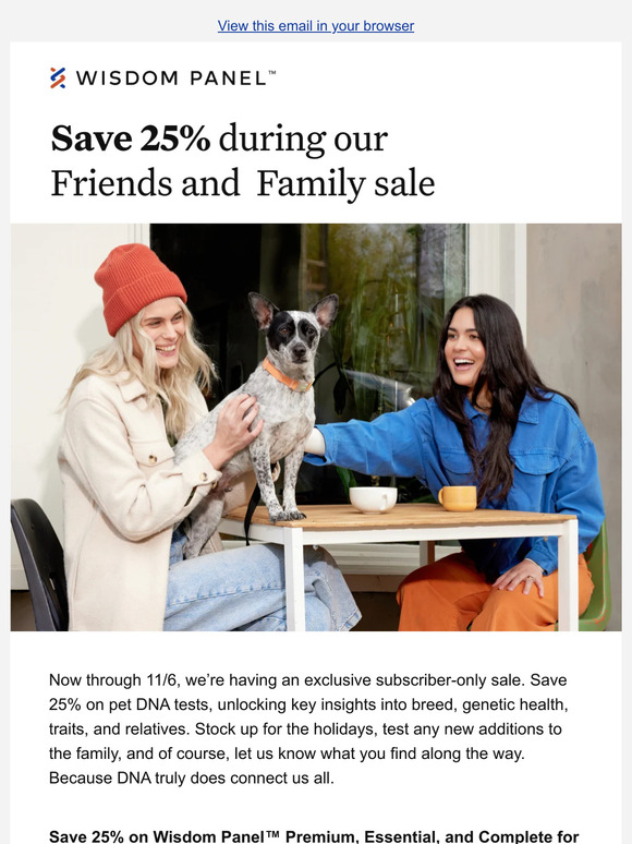 Wisdom Panel: Exclusive offer inside 💌 | Milled