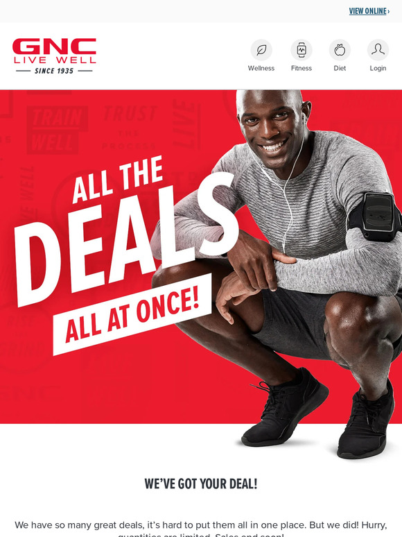 GNC: 📩 An email worth opening: take a look at what we're offering and ...