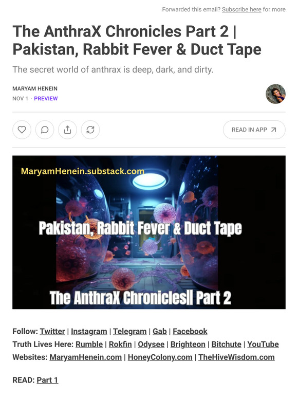 HoneyColony: The AnthraX Chronicles Part 2 | Pakistan, Rabbit Fever ...