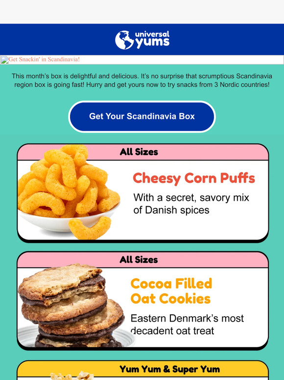 Universal Yums: 🌎 Check Out These Scandinavia Yums! | Milled