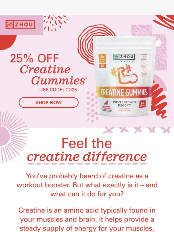 Zhou Nutrition: Creatine in a Gummy? 🤯 | Milled