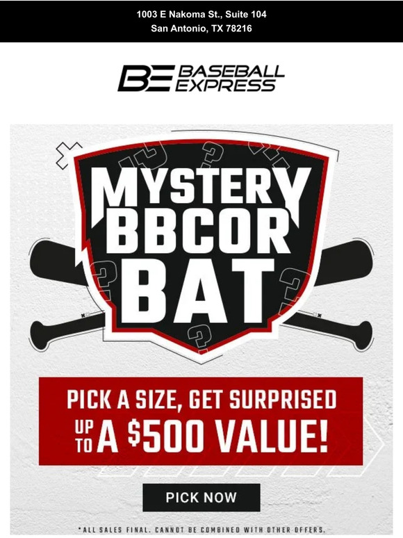 Baseball Express: Pick a Size, Get Surprised 😱 | Milled