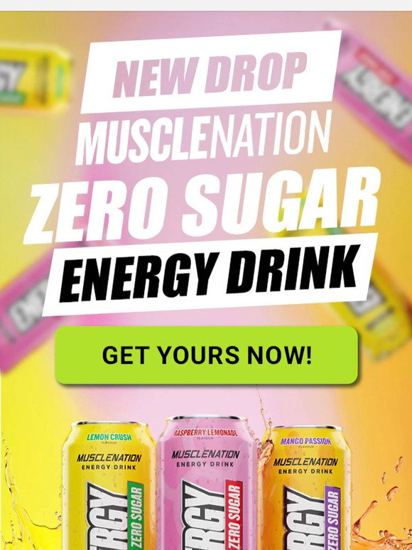 Supplement Mart: NEW RELEASE: Muscle Nation’s Zero Sugar Energy Drink ...