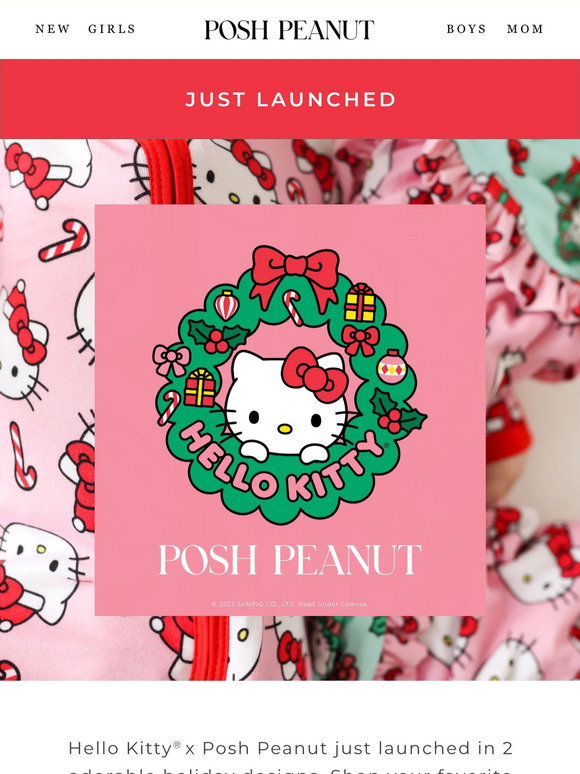 Posh Peanut: NEW Hello Kitty x Posh Peanut Is HERE! 🎄 | Milled