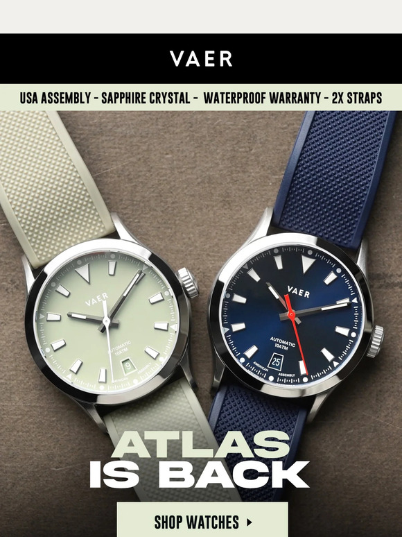 Vaer Watches: Our Bestselling Sport Watch is Back 🇺🇸 | Milled