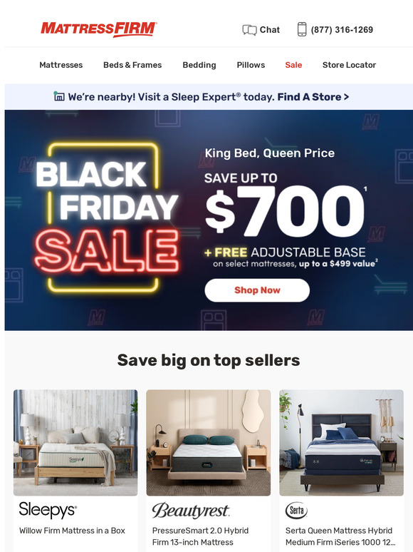 Mattress Firm: Up to $700 off AND better zzz’s—it’s a win-win! | Milled