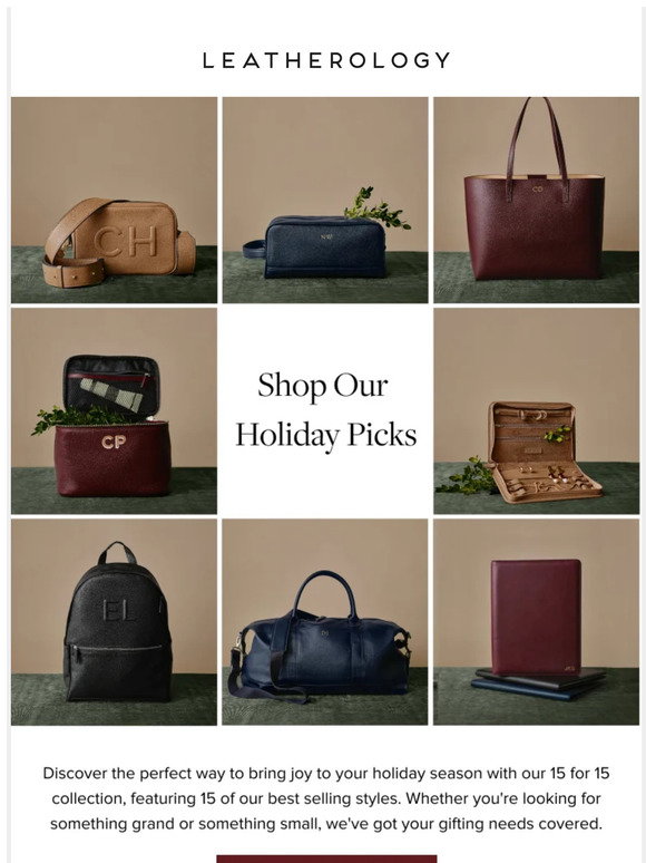 Leatherology: Our Holiday Picks Are In | Milled