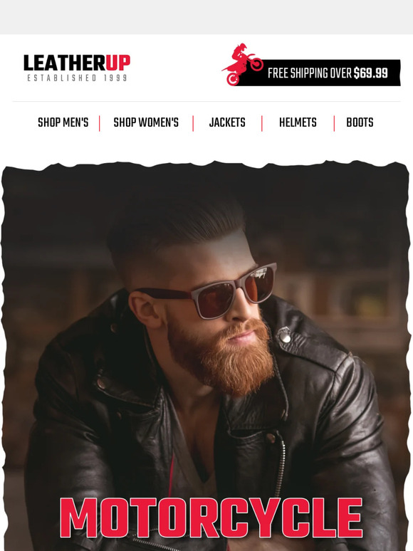 LeatherUp: Ride into the holidays 🏍️ with 15% off | Milled