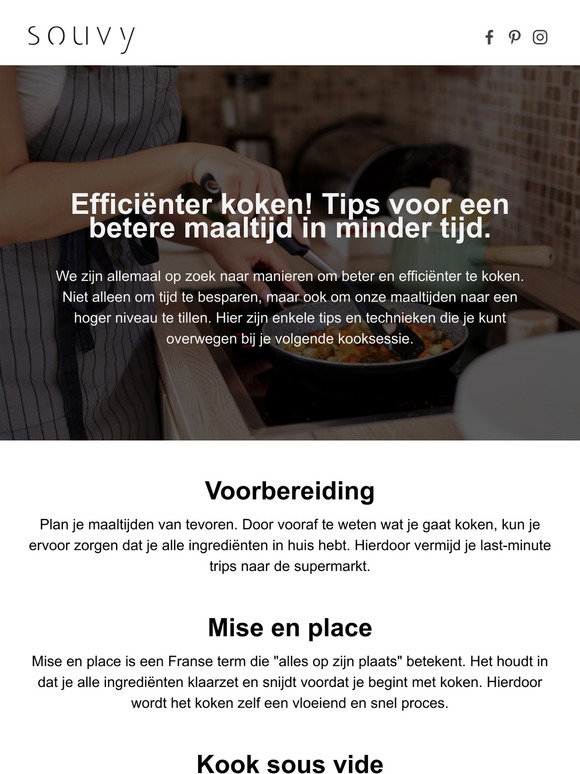 Souvy: Een betere maaltijd in minder tijd? Zo doe je dat! | Milled