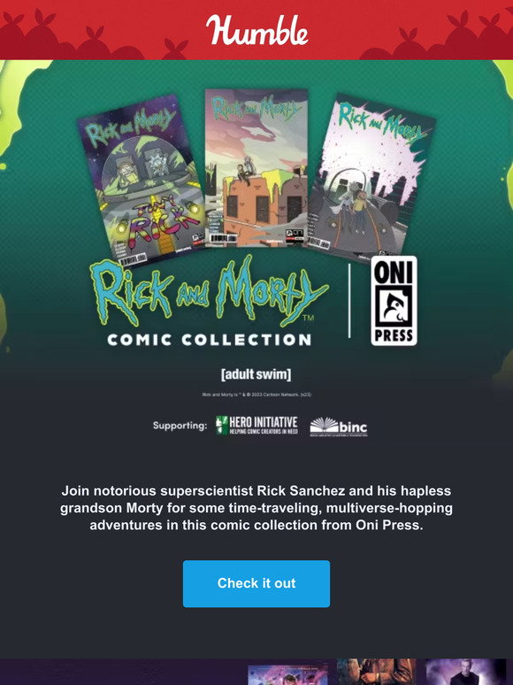 Humble Bundle: Join Rick and Morty on comic adventures across time and ...
