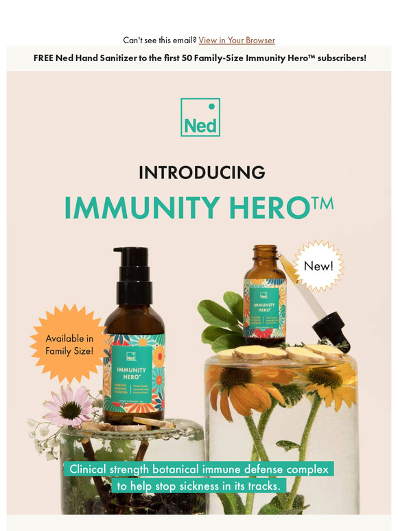 Ned & Co - Convert: Introducing Immunity Hero™ | Milled