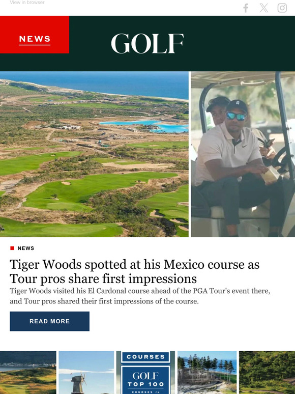 GOLF: Top 100 Courses in the World, revealed! | Milled