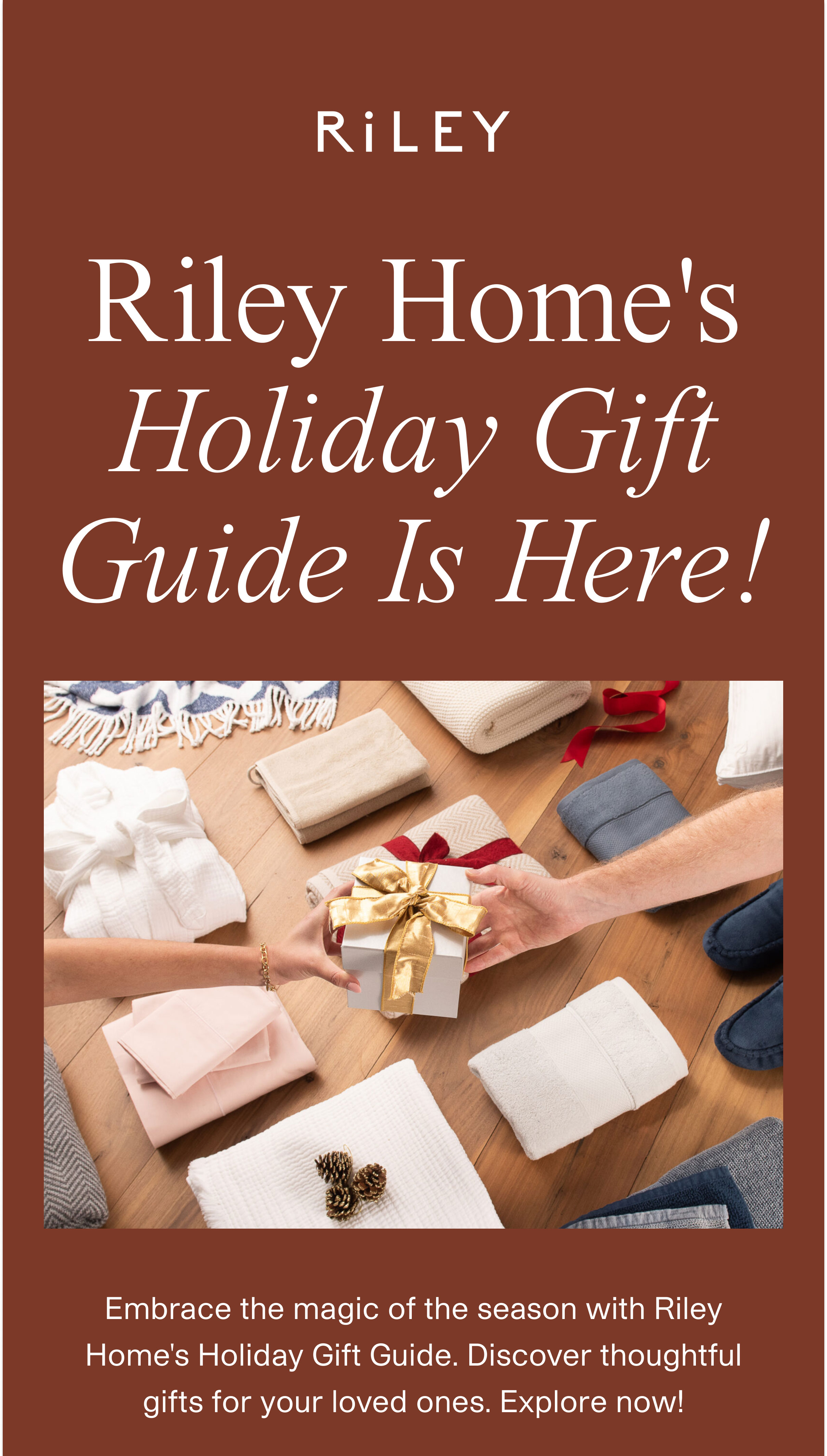 Riley: Riley Home's Holiday Gift Guide Is Here! | Milled