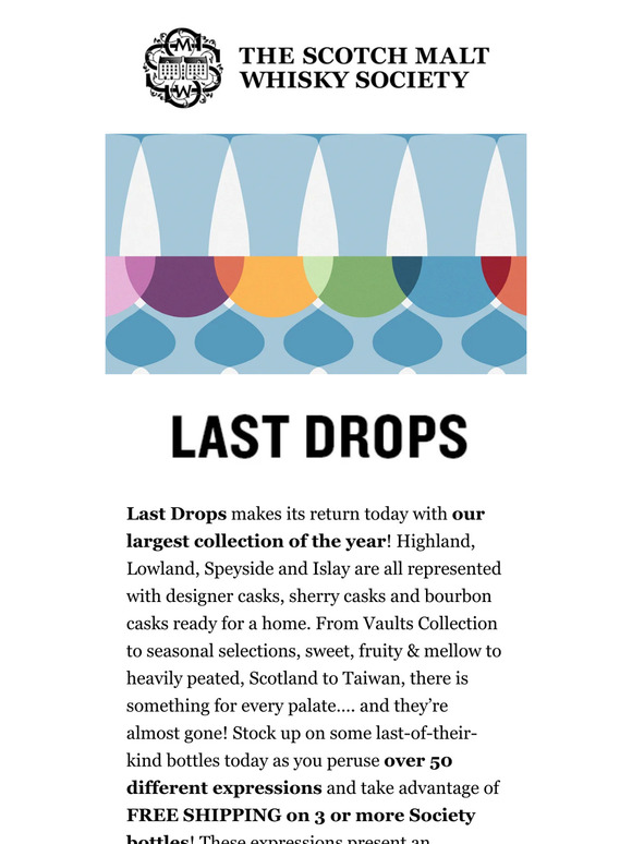The Scotch Malt Whisky Society: Our Largest Last Drops of the Year ...