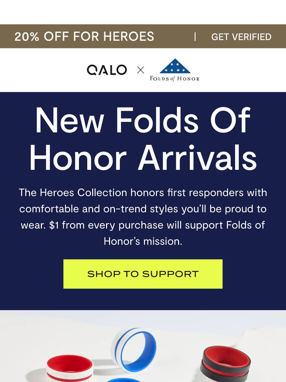 QALO: NEW Folds of Honor: The Heroes Collection | Milled