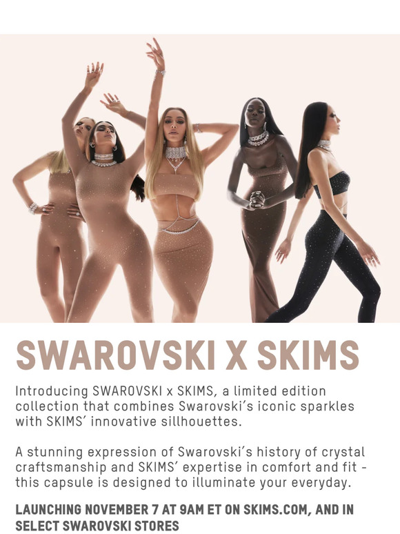Skims Introducing Swarovski X Skims Milled