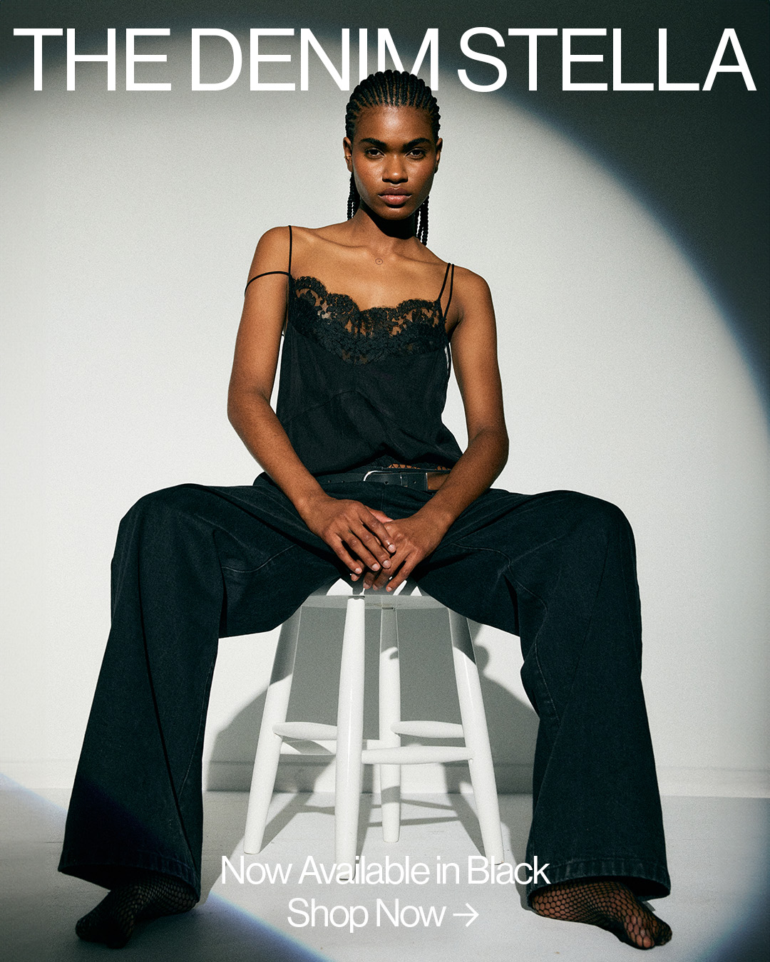 Tibi: The Denim Stella: Now Available in Black | Milled