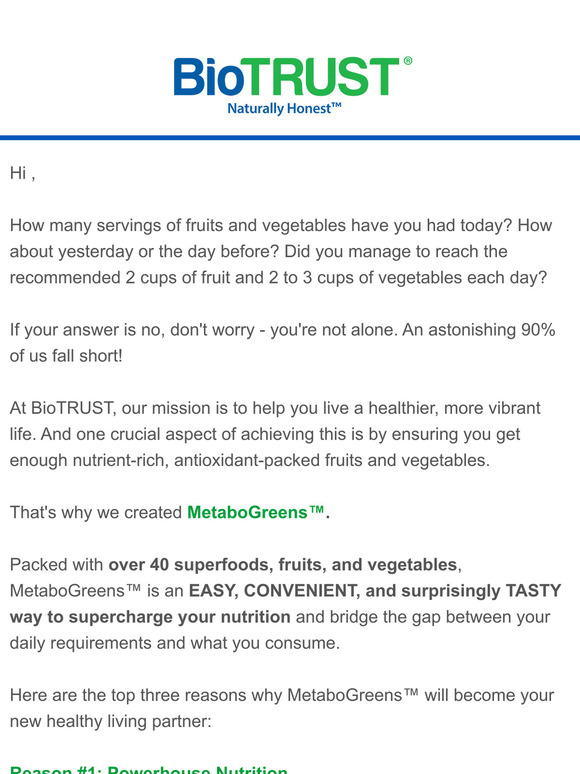 BioTRUST: This “super supplement” Ranked MOST DELICIOUS in taste test ...