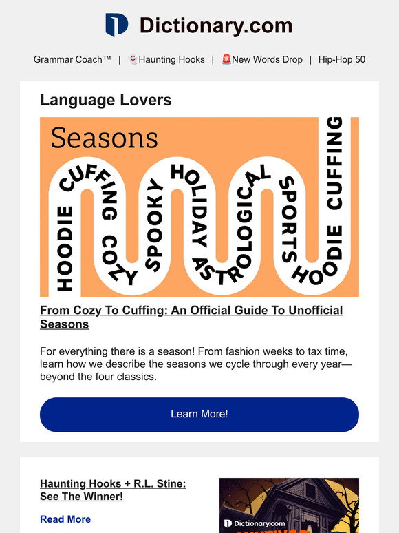 Dictionary.com: "Cozy" To "Cuffing": An Official Guide To Unofficial ...
