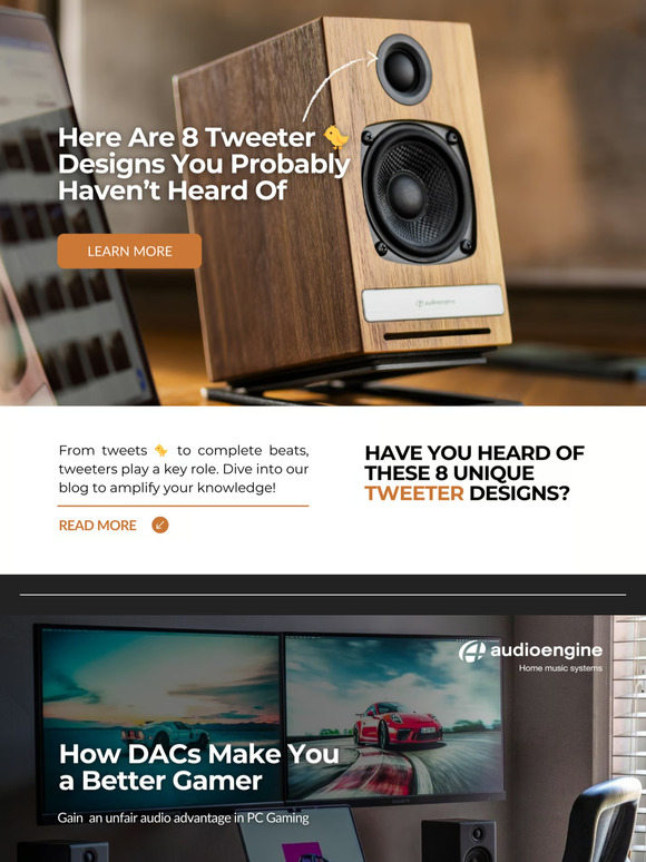 Audioengine: Here Are 8 Tweeter 🐤 Designs You Probably Haven’t Heard Of ...