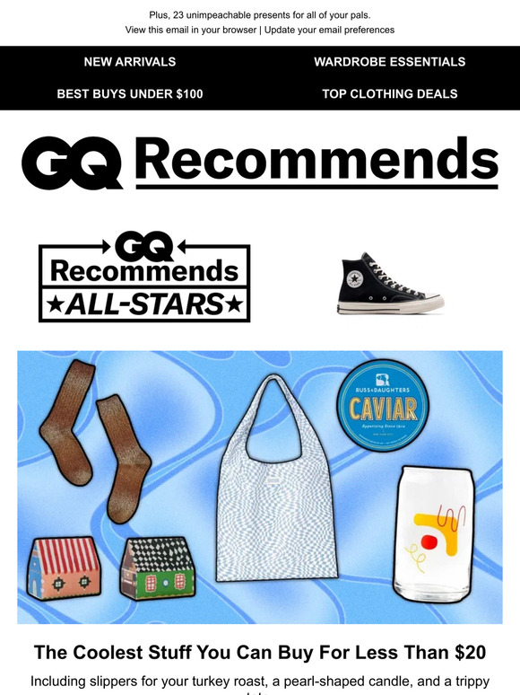 GQ: The Coolest Stuff You Can Buy For Less Than $20 | Milled