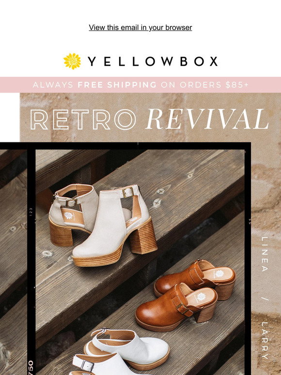 Yellow Box: RETRO REVIVAL: Platform Styles to spice up your wardrobe 🧡 ...