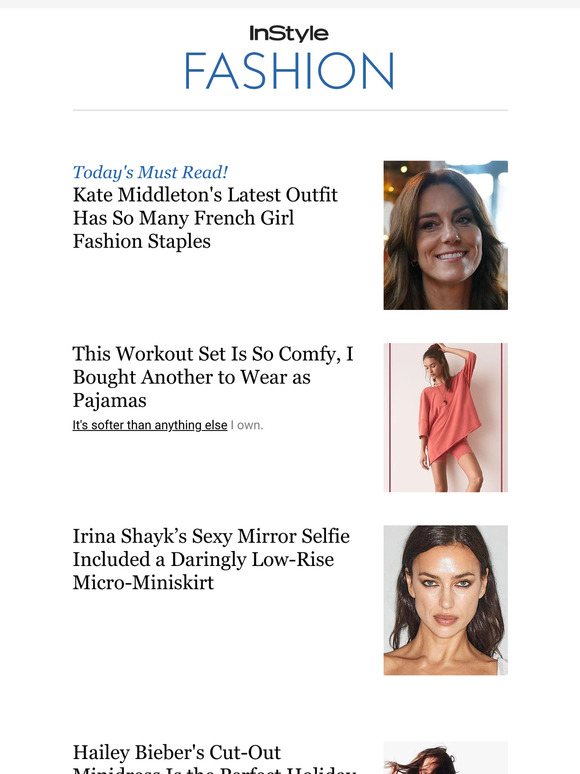 InStyle: Kate Middleton's latest outfit has so many French girl fashion ...