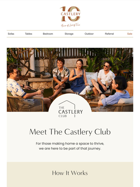 Castlery: Introducing The Castlery Club. | Milled