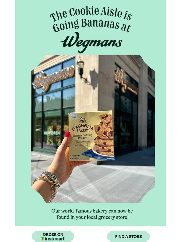 Magnolia Bakery: JUST IN: Banana Pudding Cookies are now available at ...