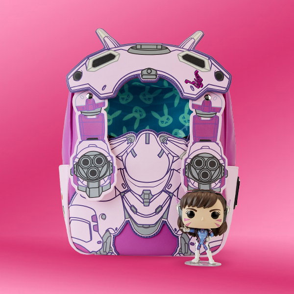 Funko: Loungefly Exclusive: D.Va Meka Suit Pop! and Bag | Milled