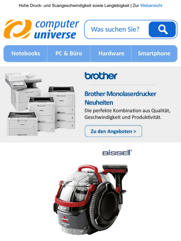 Computeruniverse: Jetzt neu: Brothers neue Monolaserdrucker-Generation ...