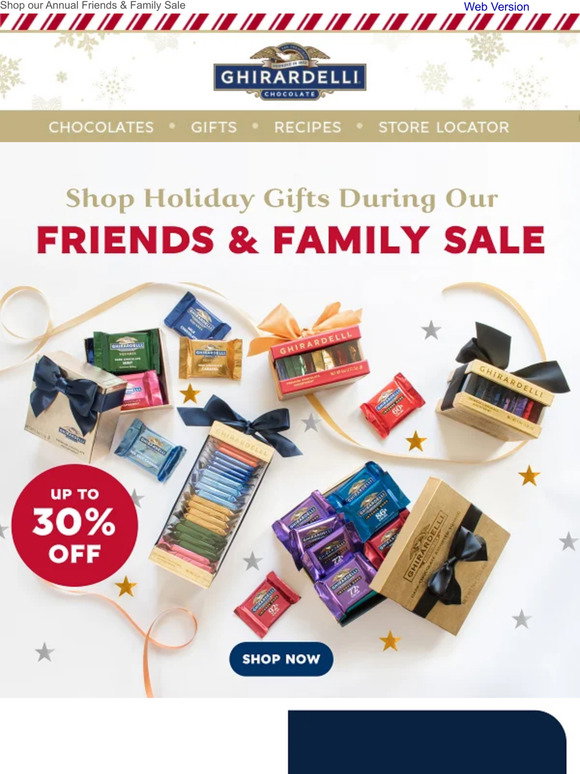 Ghirardelli: 15% Off Pick & Mix 🎅🏻 Shop Holiday Deals Now | Milled