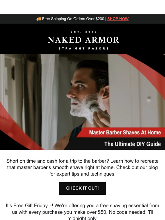 Naked Armor: 💈Unlock the Master Barber in You | Milled