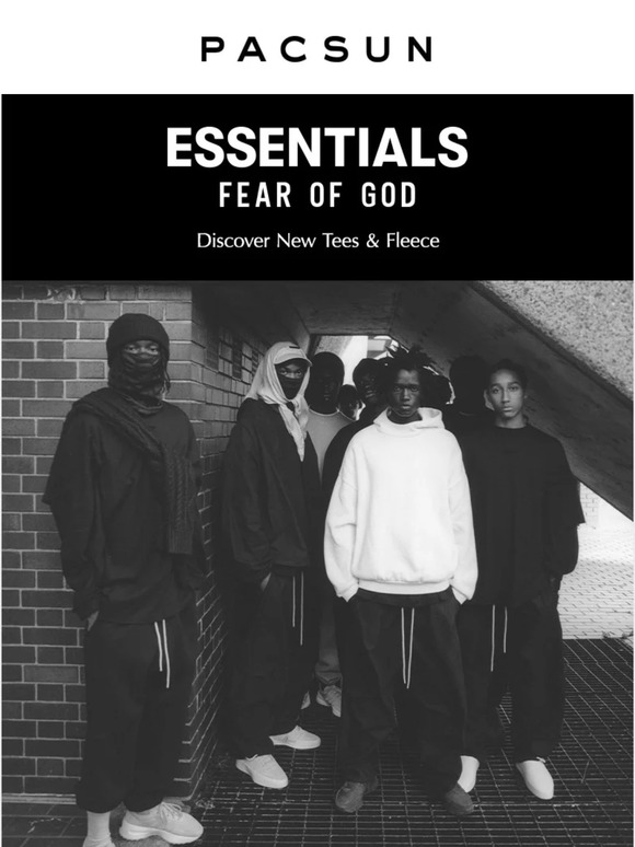 PacSun: Discover New Fear of God ESSENTIALS | Milled
