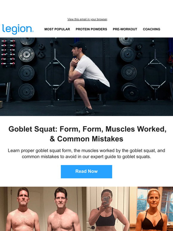 Legion: The complete guide to the goblet squat | Milled