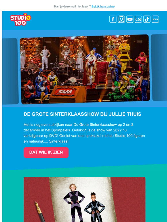 Studio 100: Aftellen naar Sinterklaas! 🎁 | Milled