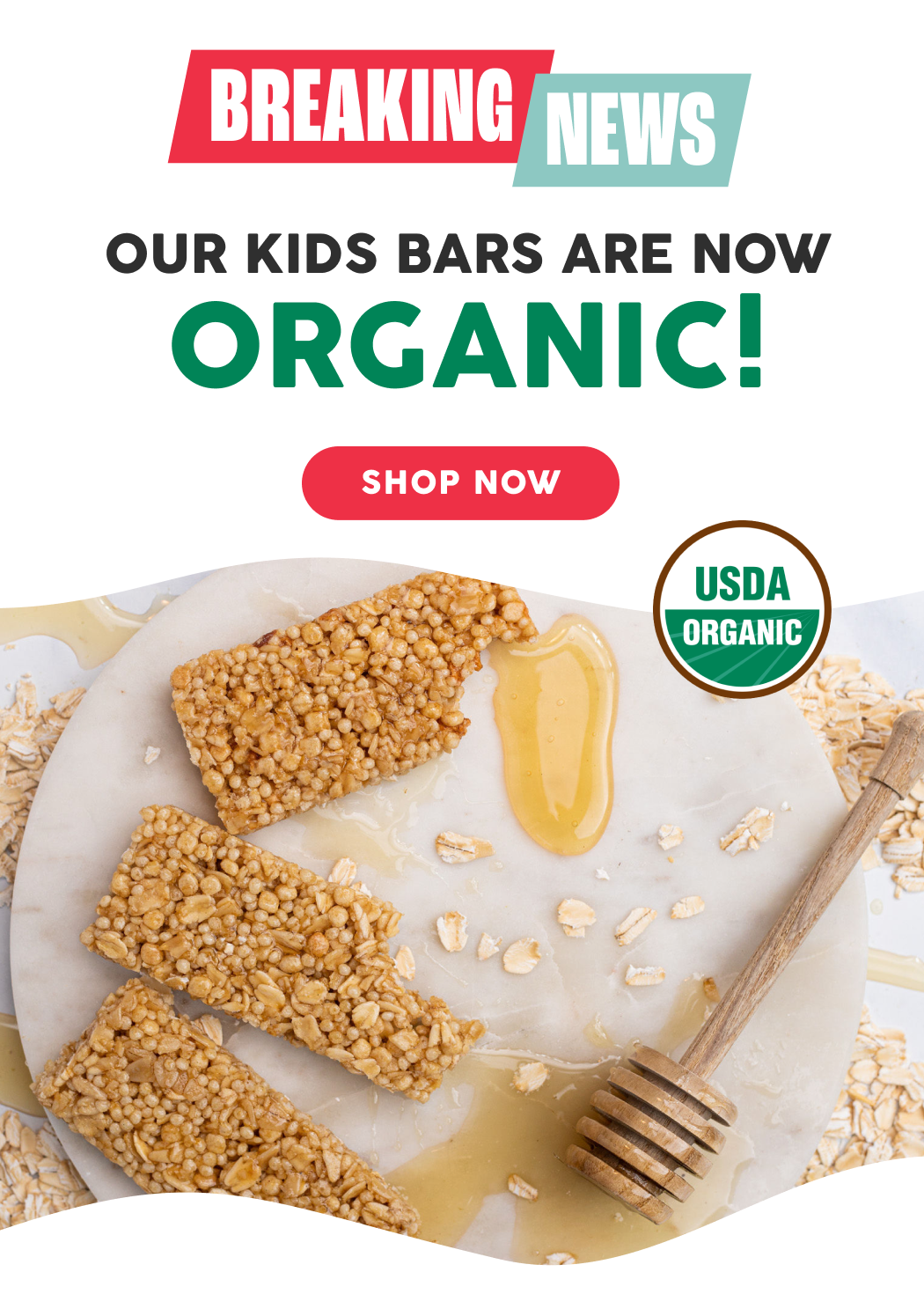 This Saves Lives: INTRODUCING: Our NEW Organic Kids Bars! | Milled