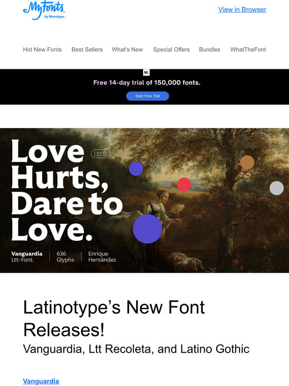 MyFonts: Latinotype’s New Font Releases! | Milled